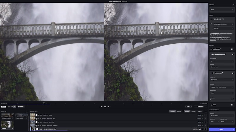 Topaz Video AI v3.0.7 - Improved model quality, better codec support, and smoother app experience